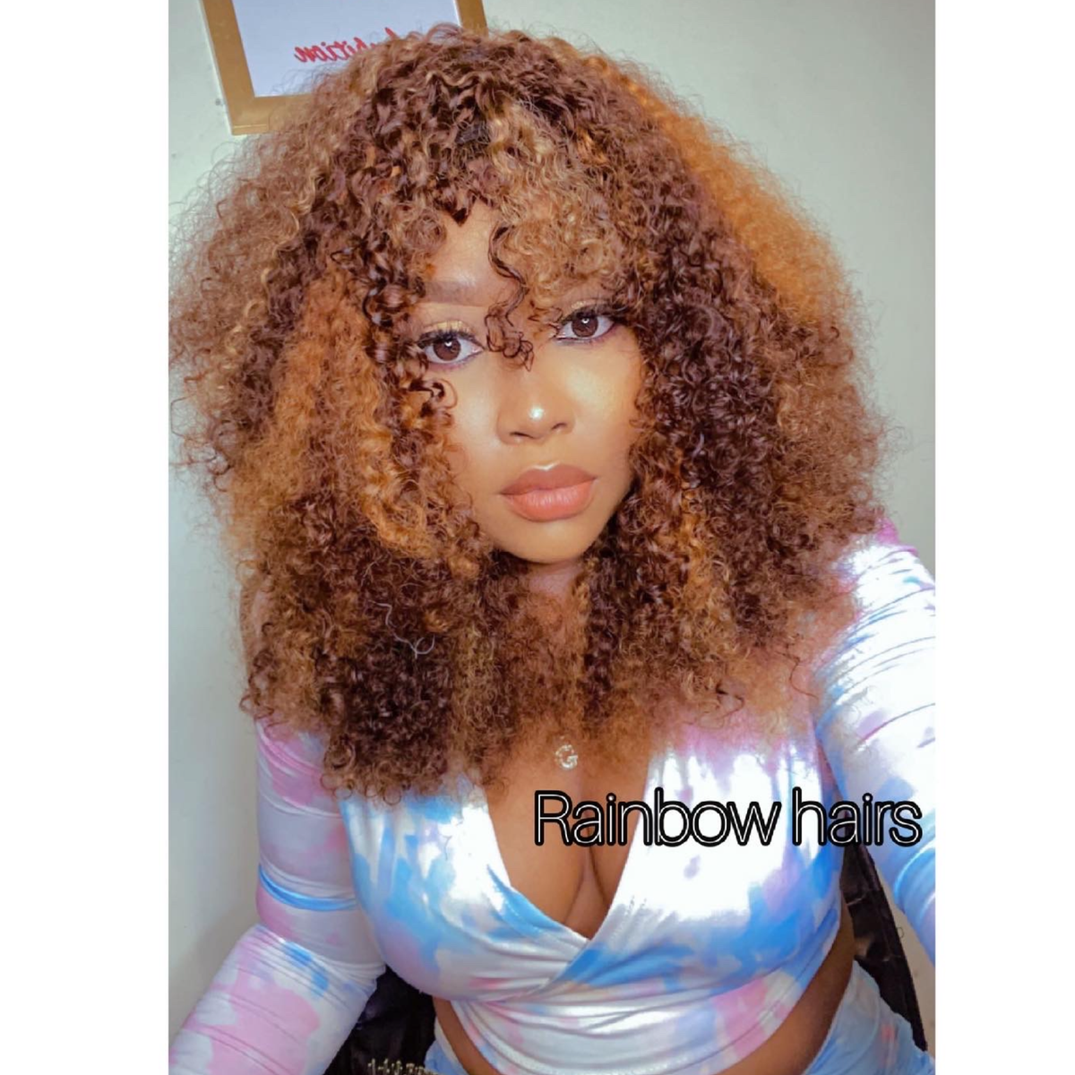 10" SDD Highlight Pixie Fringe wig(mixed length) – Rainbow Hairs and Accessories