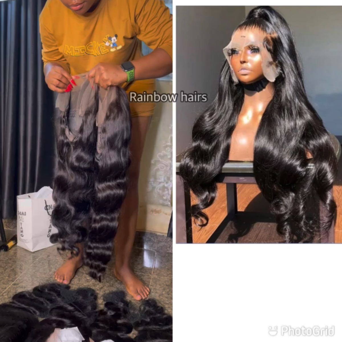 Virgin Wavy full frontal Wig – Rainbow Hairs and Accessories