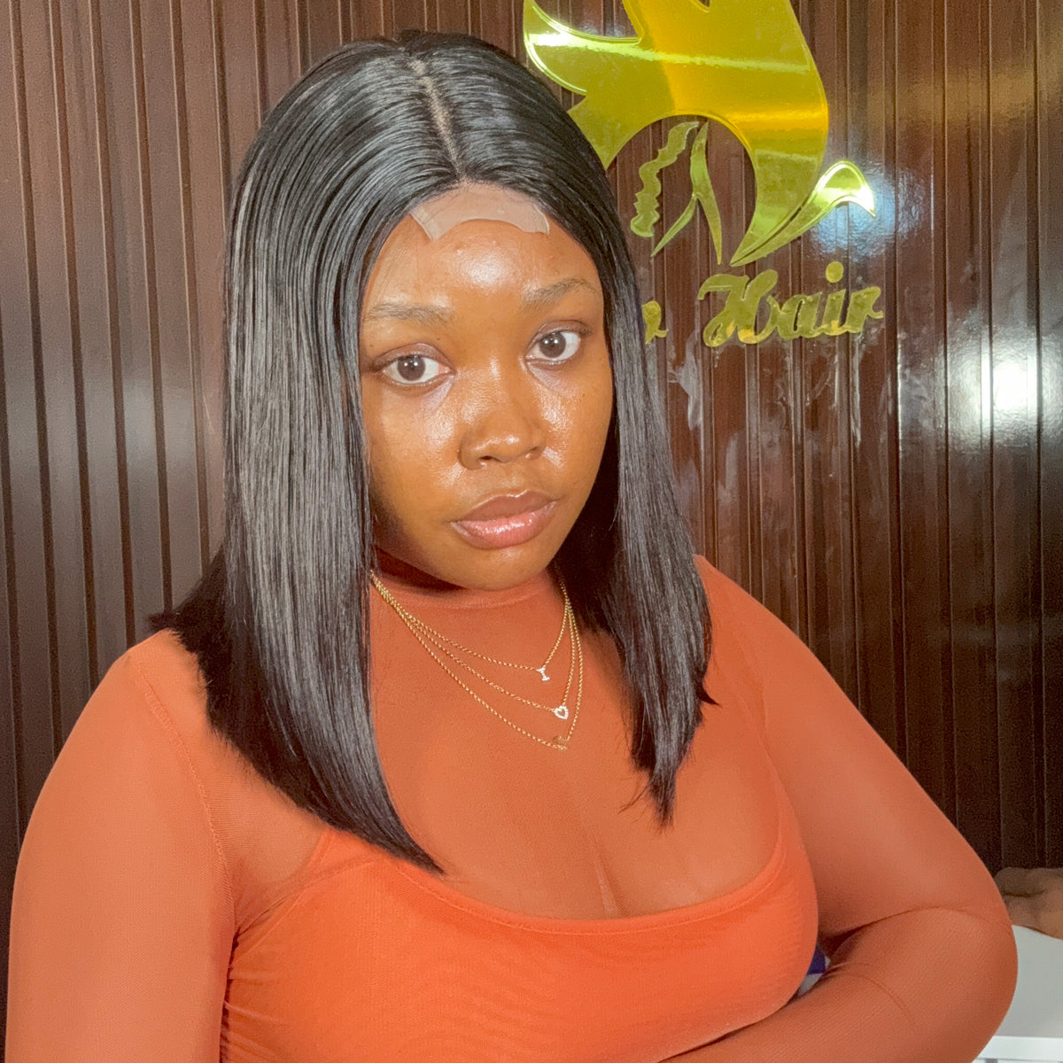 14" Super Double Drawn Virgin Super Straight bundles + 14" 2x4 closure ...