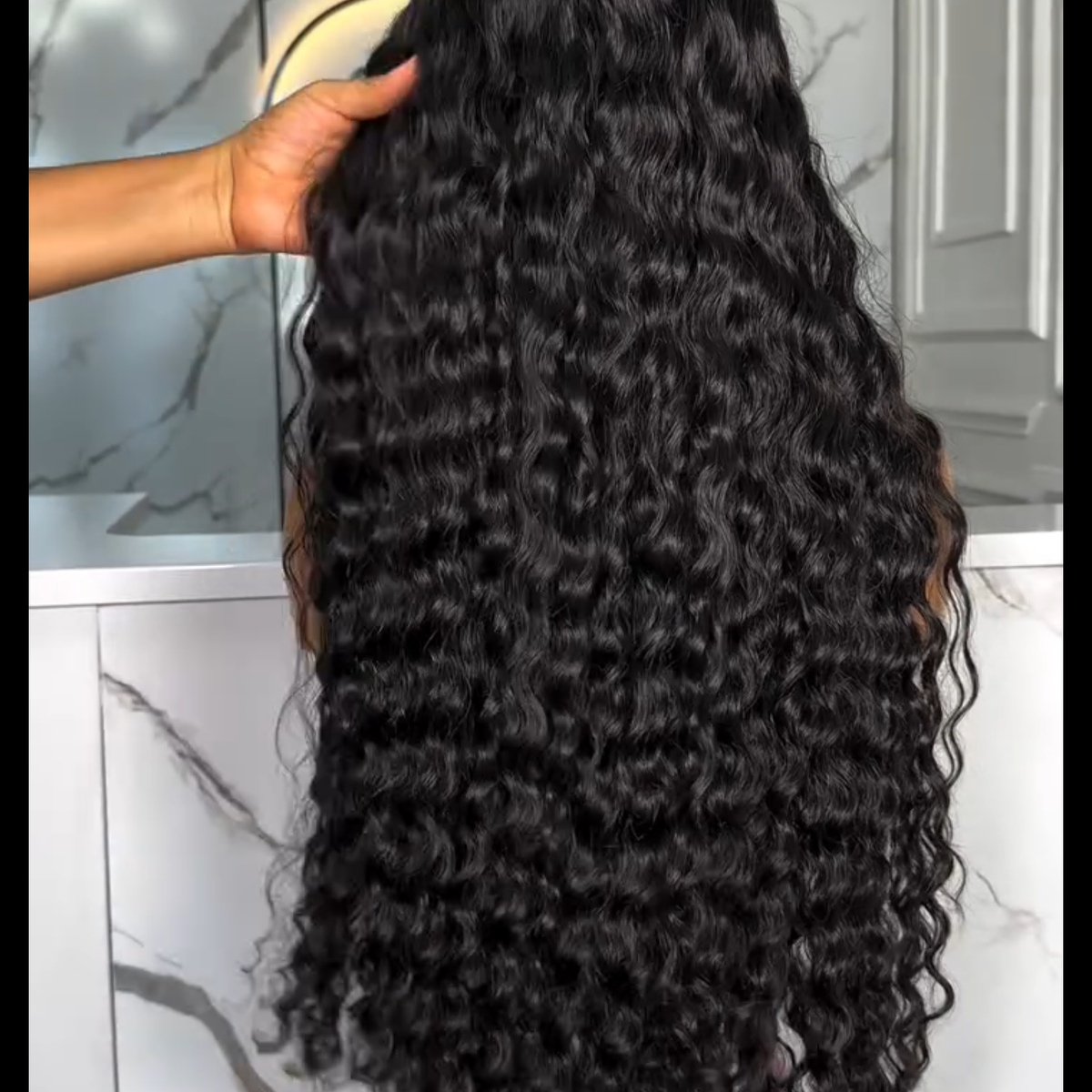 Super Double Drawn Raw Donor Deep wavy bundles 200g – Rainbow Hairs and ...